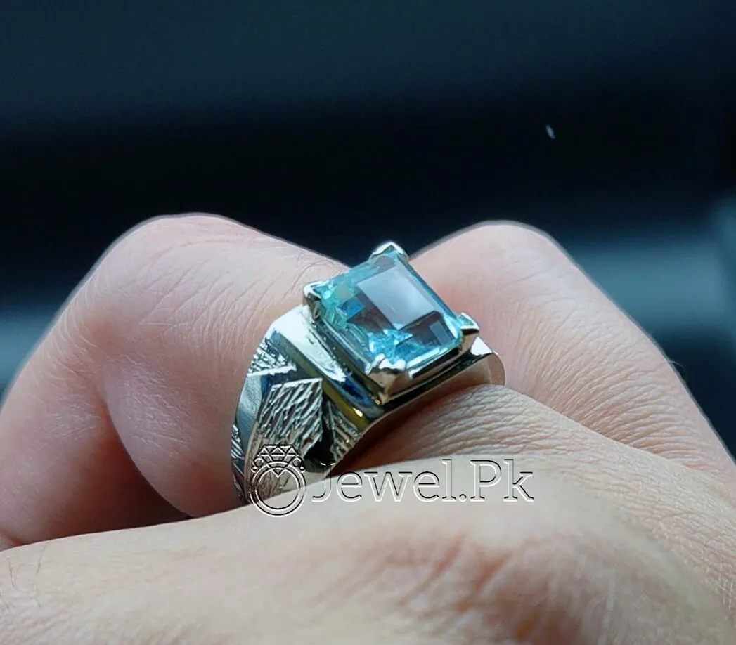 Aquamarine stone ring price store